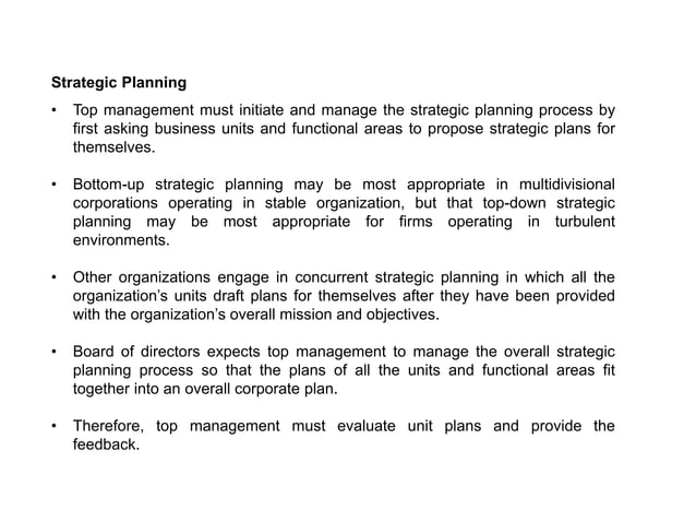 The Strategic Management Process | PPT