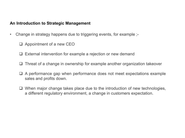 The Strategic Management Process | PPT