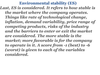 The strategic position and action evaluation matrix | PPTX