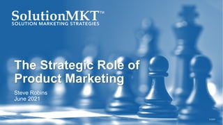 The Strategic Role of Product Marketing | PDF