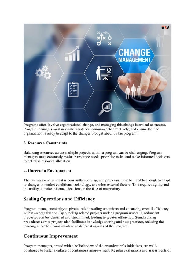 Program Management: 3 Pillars, Benefits, & Challenges | Enterprise ...
