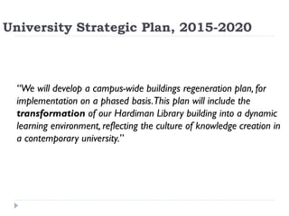 The strategic significance of the hardiman research building 26jan14 | PPT