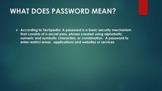 The strategies of pass0word | PDF