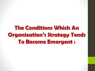 THE STRATEGY FOR THE VENTURE-STRATEGIC ENTREPRENEURSHIP | PPTX