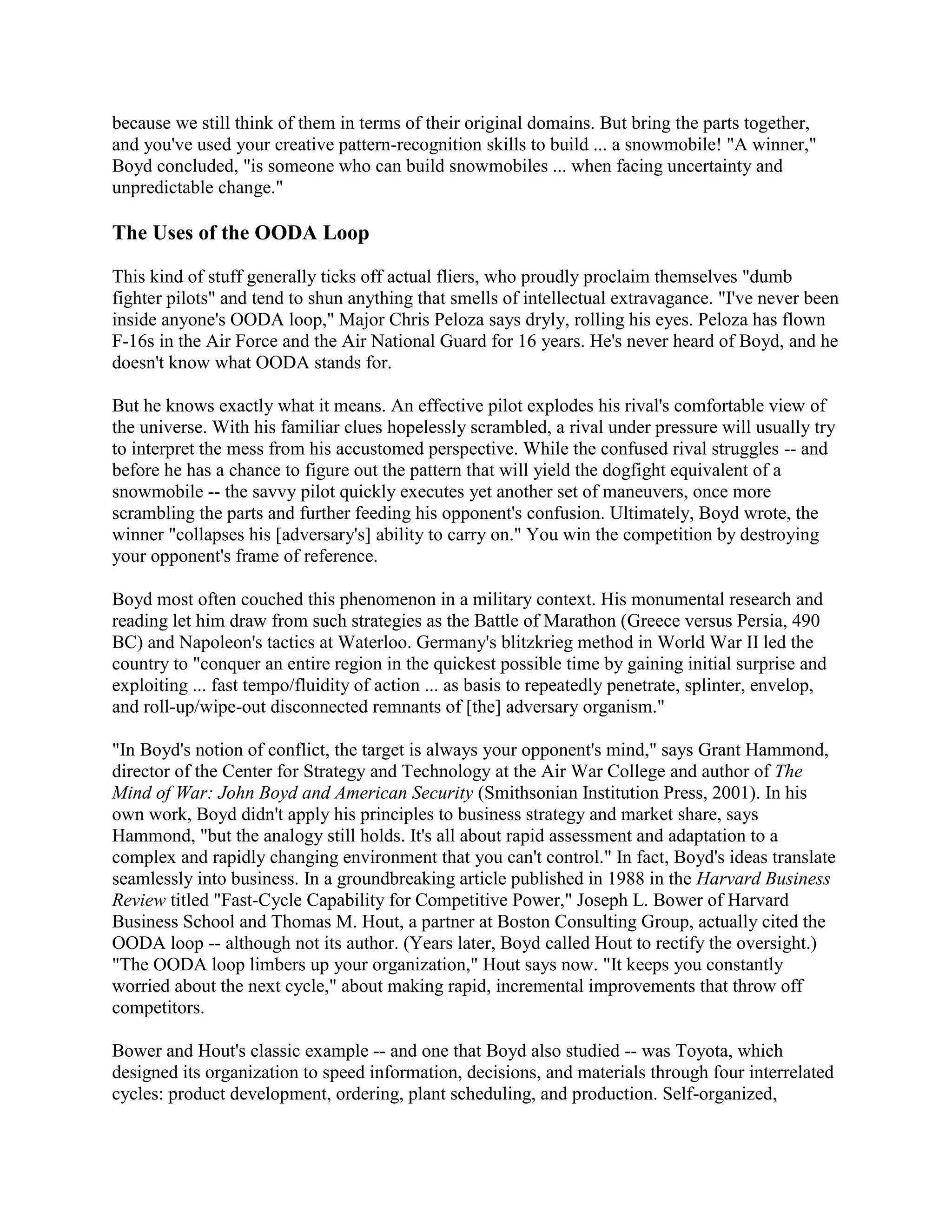 The strategy of the fighter pilot | DOCX