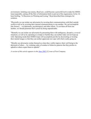 The strategy of the fighter pilot | DOCX
