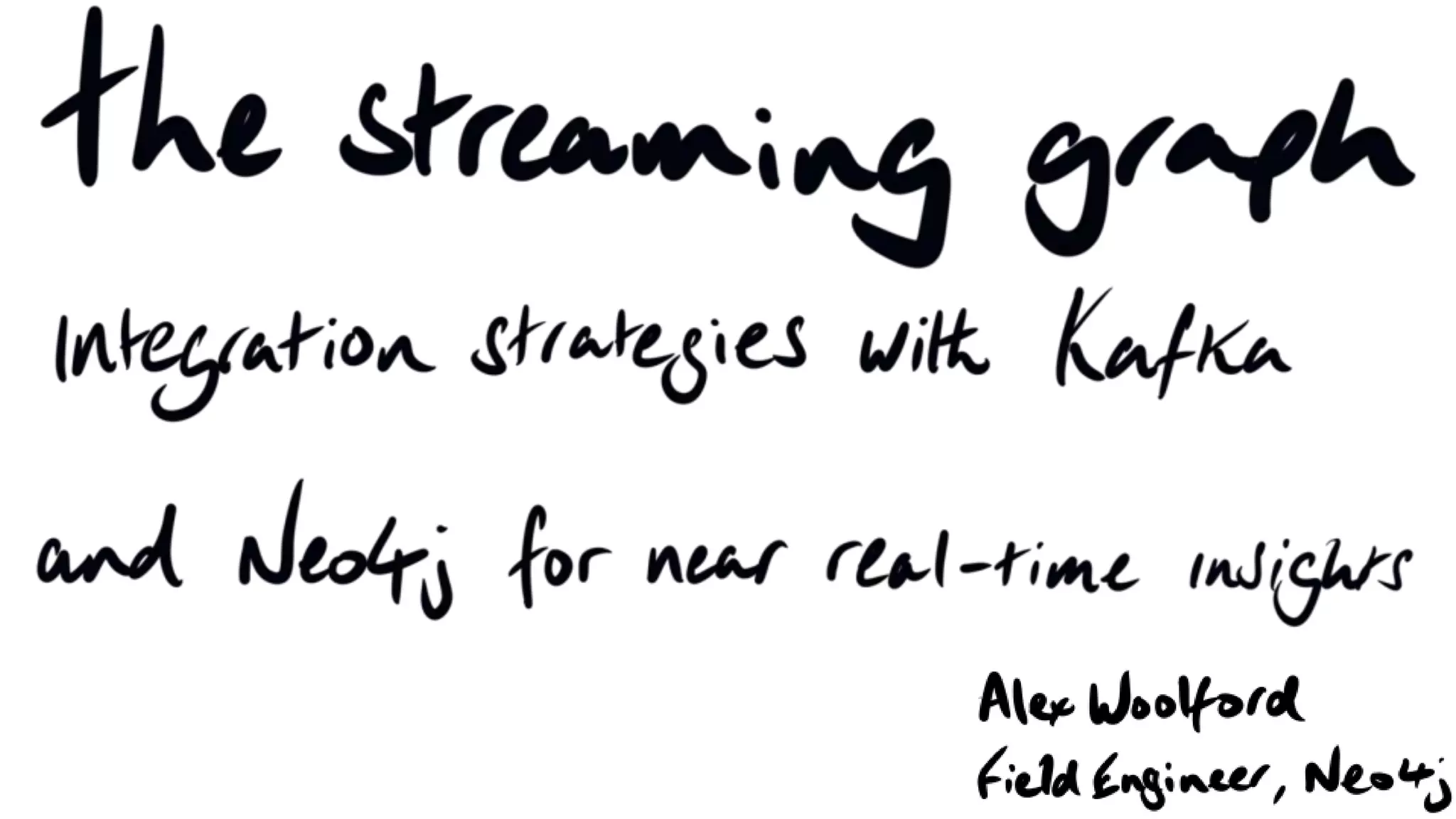 The Streaming Graph: Integration Strategies With Kafka and Neo4j for ...