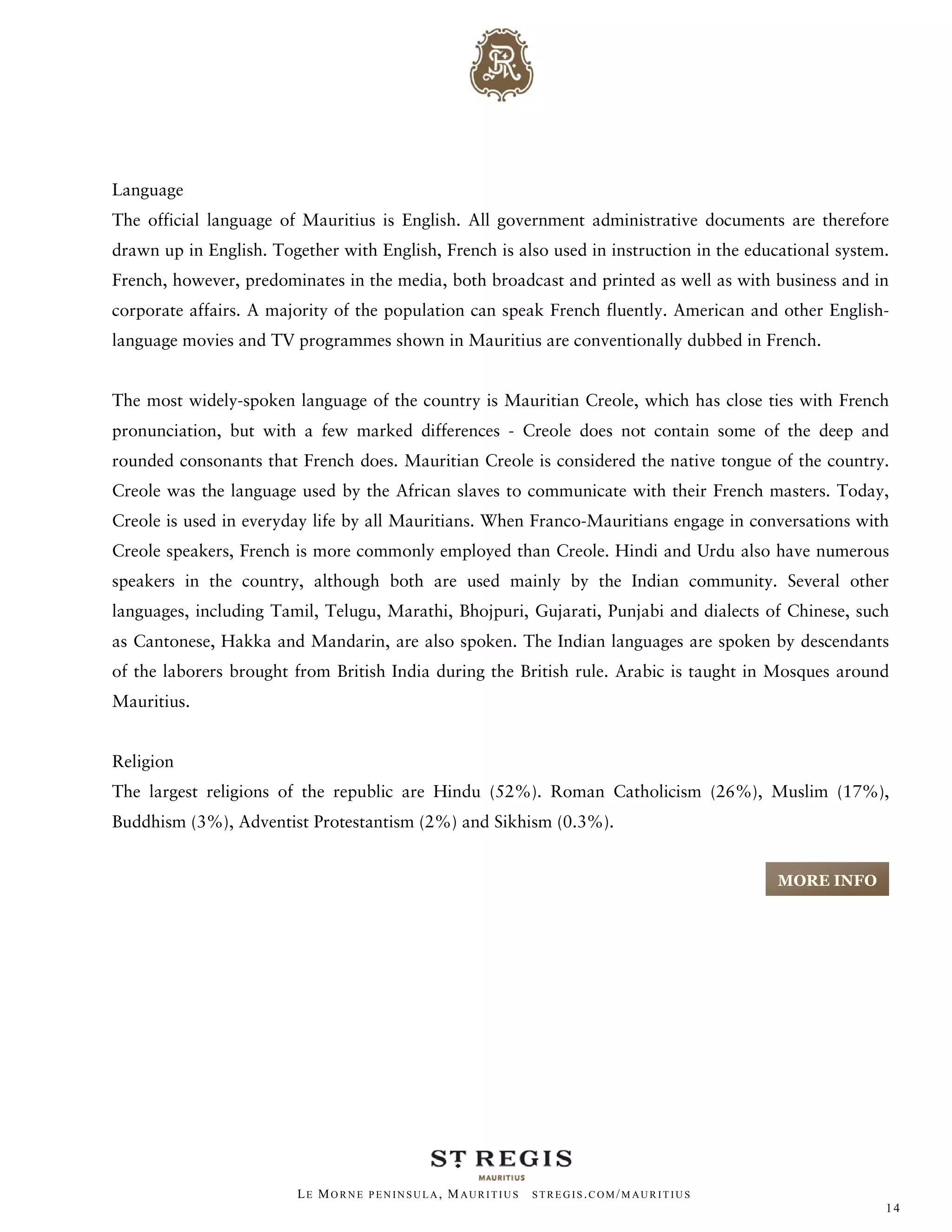 Destination Education Report: Mauritius | PDF