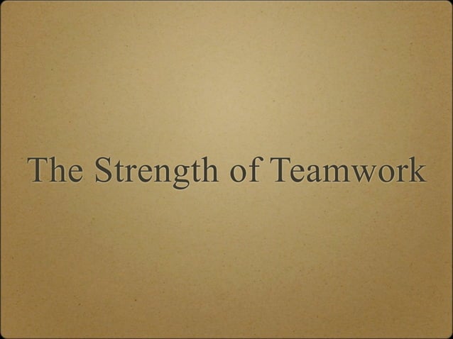 The Strength Of Teamwork | KEY