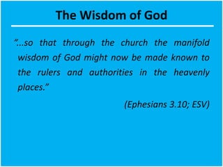 The Strength of the Church - Ephesians 3 | PPTX