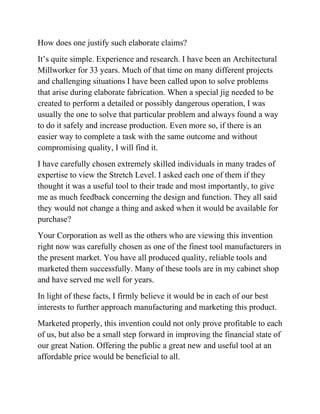 The Stretch Level System | PDF