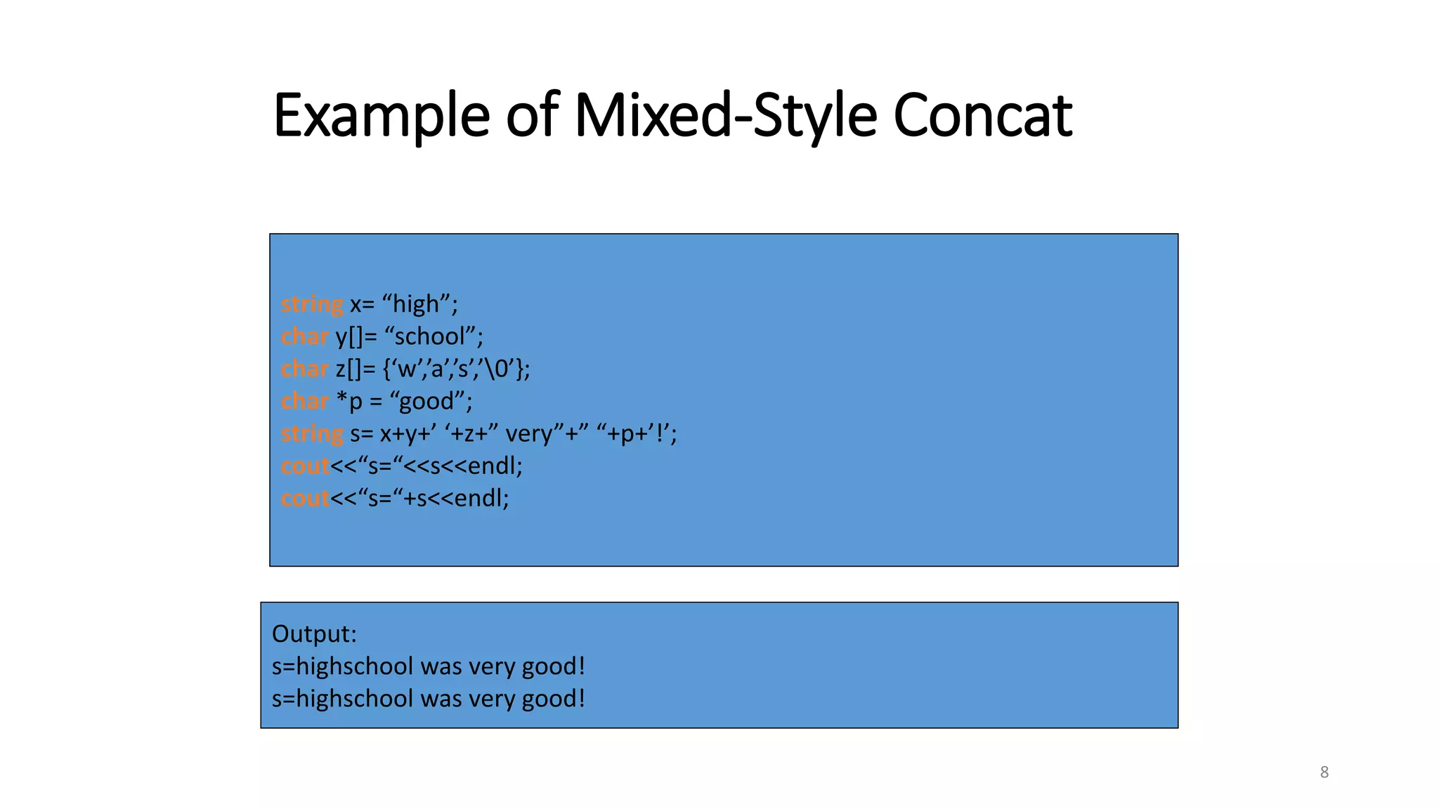 The string class | PPT
