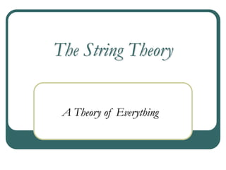 The String Theory.ppt