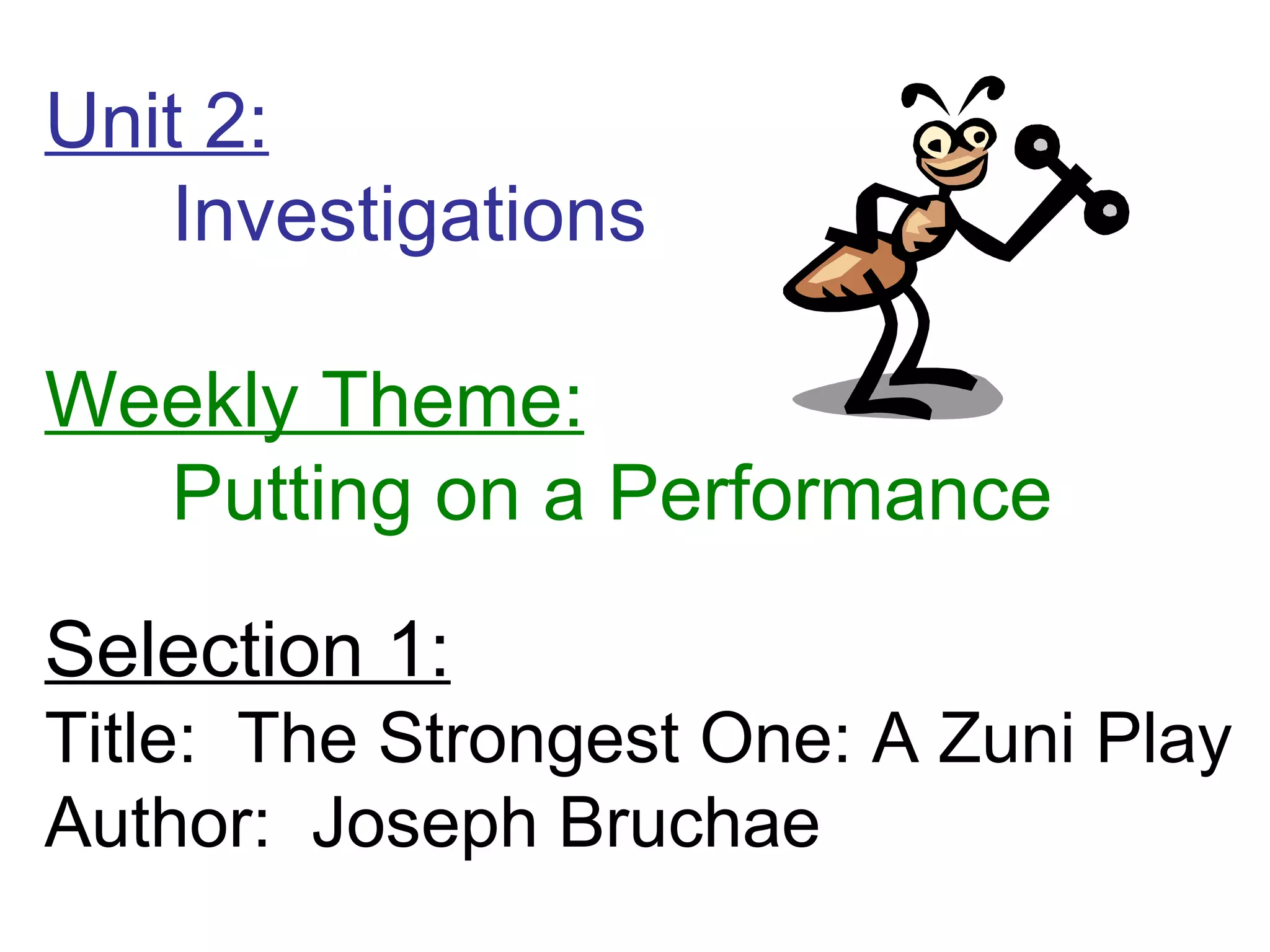 The Strongest One Focus Wall | PPT