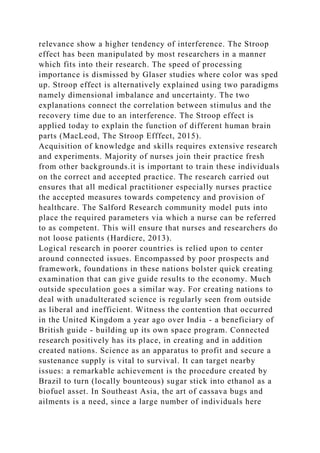 The Stroop EffectEffect18TitleStudent’s NamePro.docx | Brain and ...