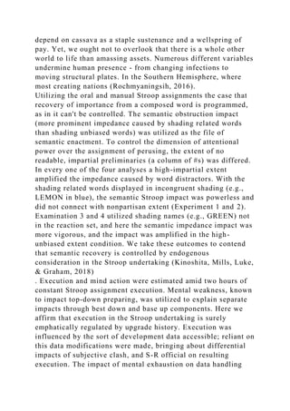 The Stroop EffectEffect18TitleStudent’s NamePro.docx | Brain and ...