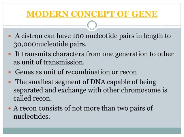 The structure & function of genes | PPTX | Genetics | Science