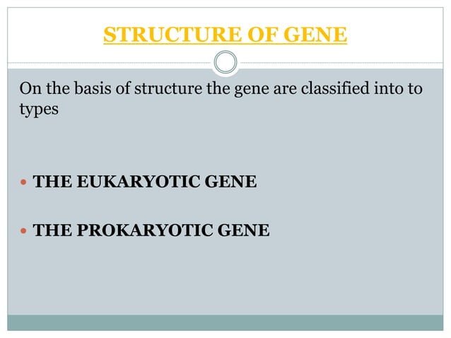 The structure & function of genes | PPTX | Genetics | Science