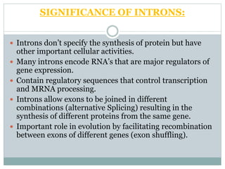 The structure & function of genes | PPTX