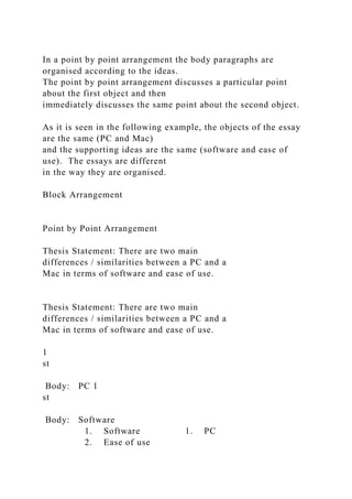 The Structure of a Compare or Contrast Essay In a com.docx