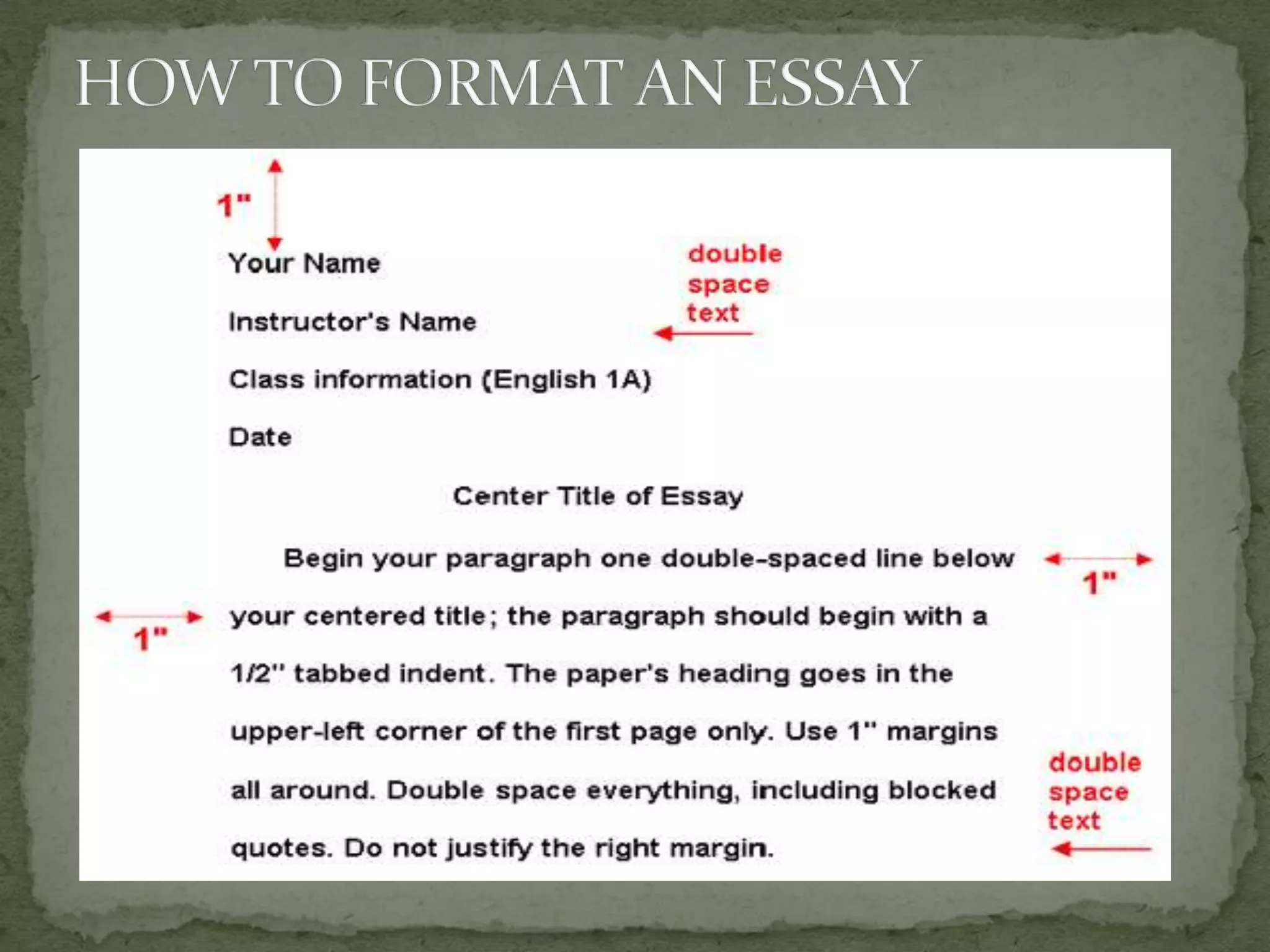 The structure of an essay | PPTX