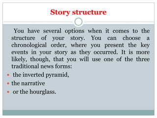 The structure of a news story | PPTX