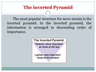 The structure of a news story | PPTX
