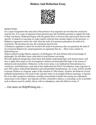 The Structure Of An Outline For A Research Paper, Including Text | PDF