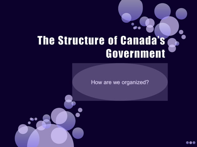 The structure of canada’s government | PPT | Politics