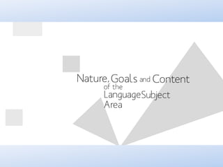 The structure of language | PPT