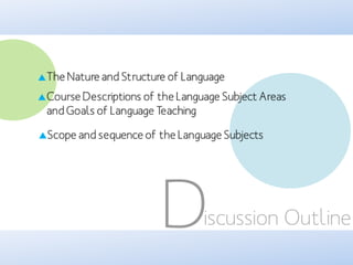 The structure of language | PPT