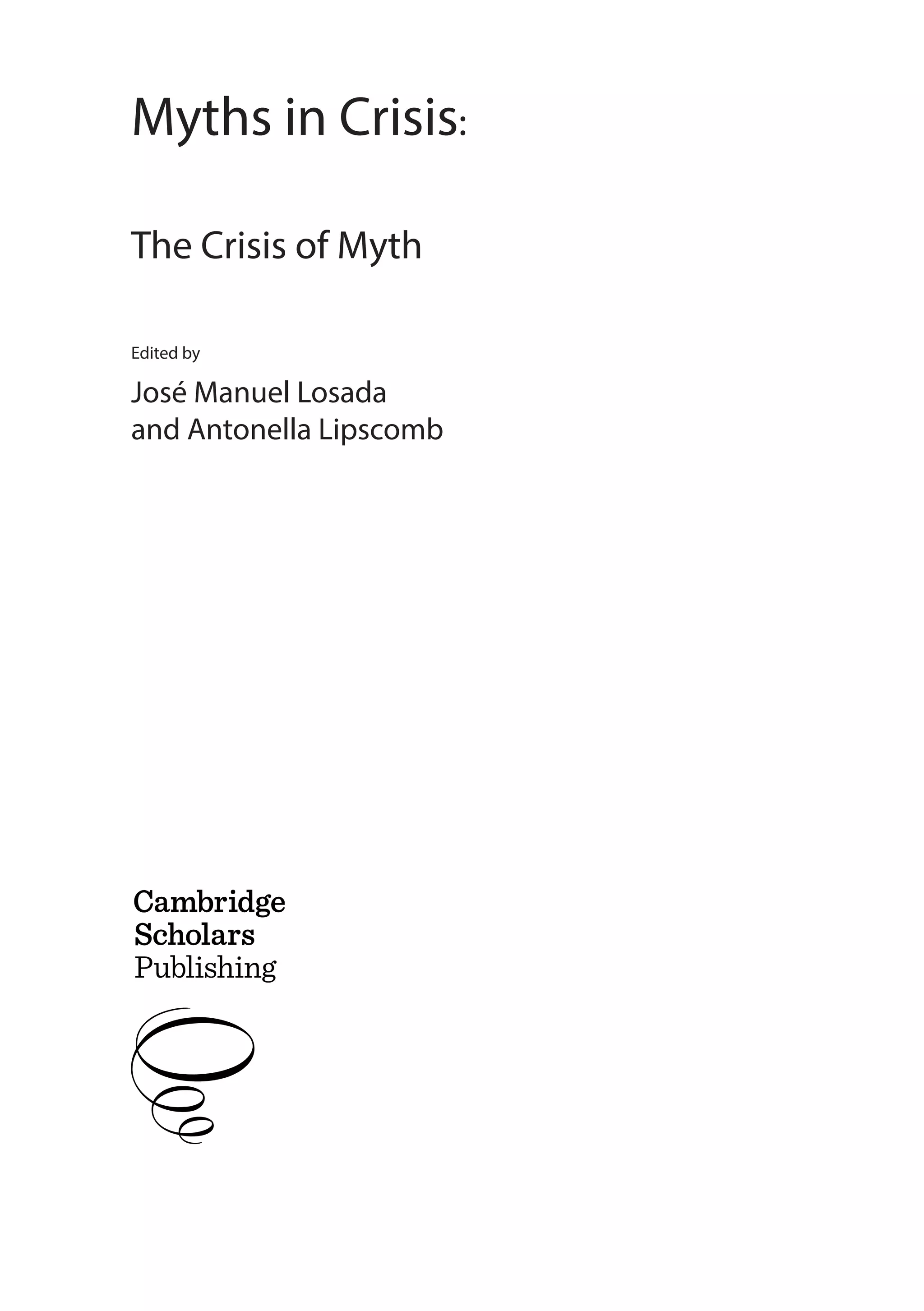 The Structure of Myth and Typology of Its Crisis | PDF