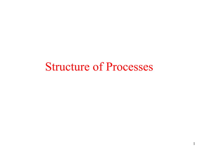 The structure of process | PPT | Operating Systems | Computer Software ...