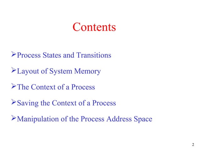 The structure of process | PPT | Operating Systems | Computer Software ...