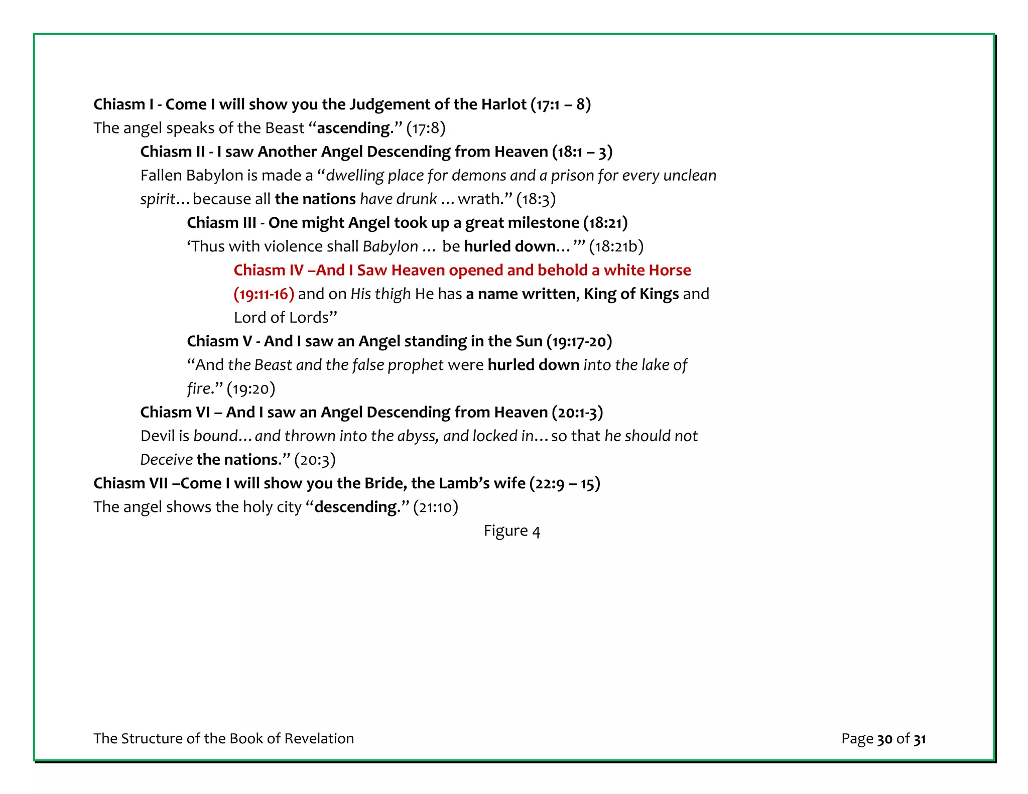 The Structure of the Book of Revelation | PDF