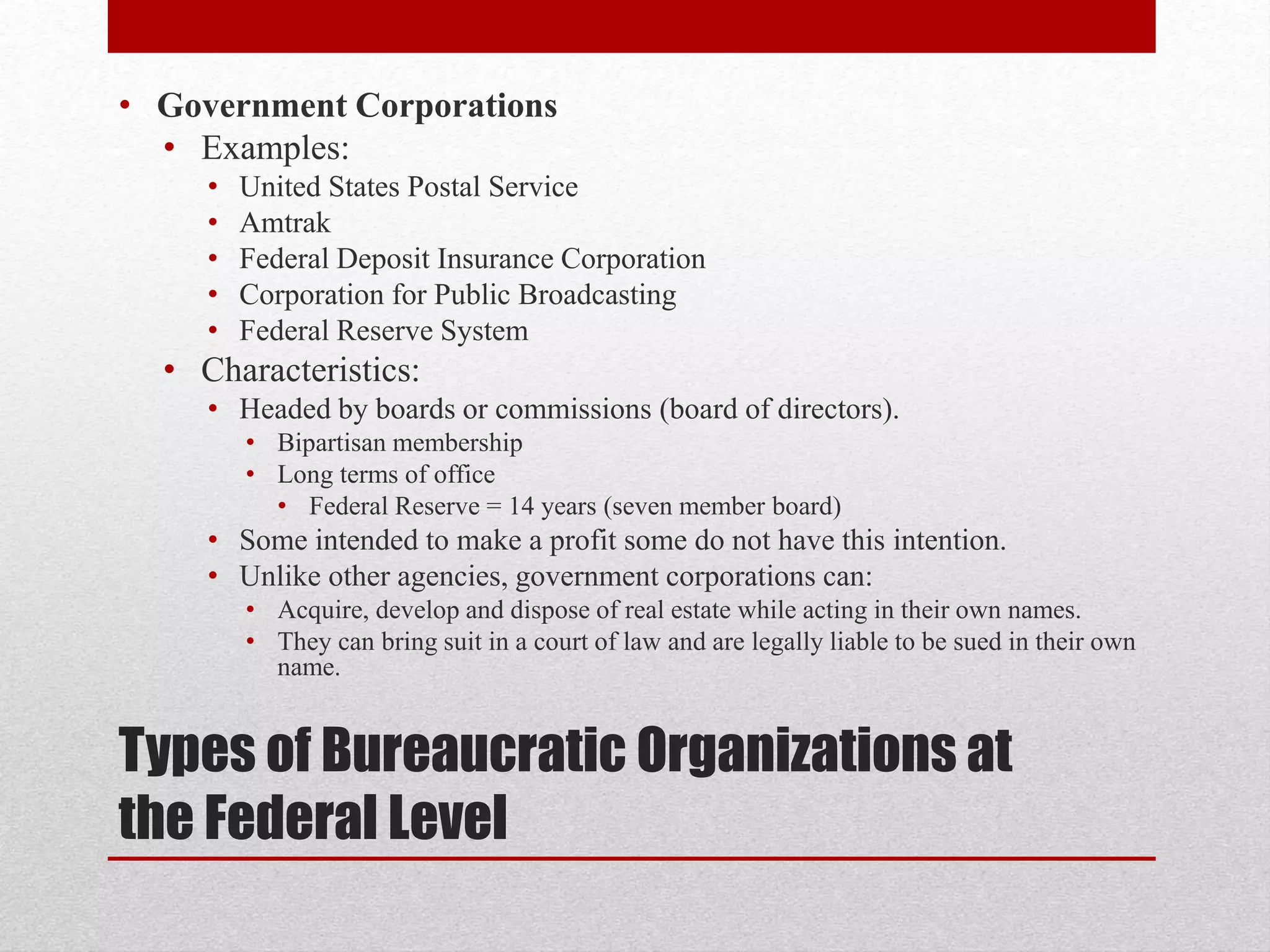 The structure of the american government | PPTX