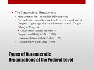 The structure of the american government | PPTX