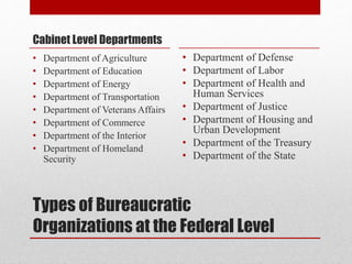 The structure of the american government | PPTX