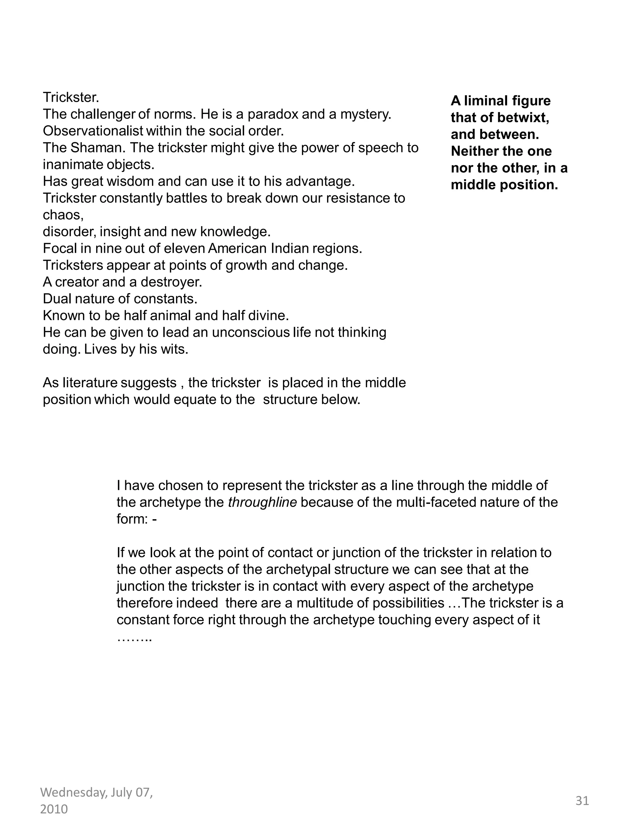 THE STRUCTURE OF THE ARCHETYPE | PDF