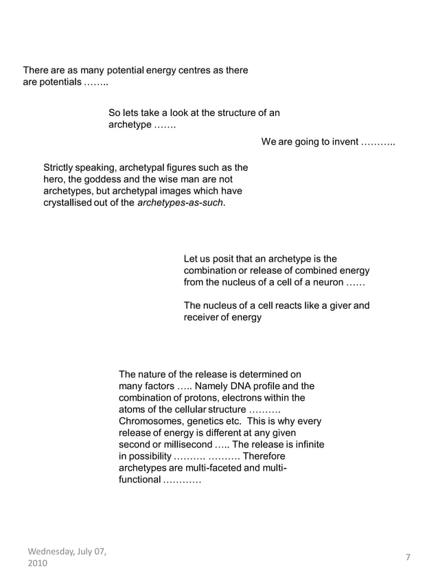 The Structure Of The Archetype Pdf