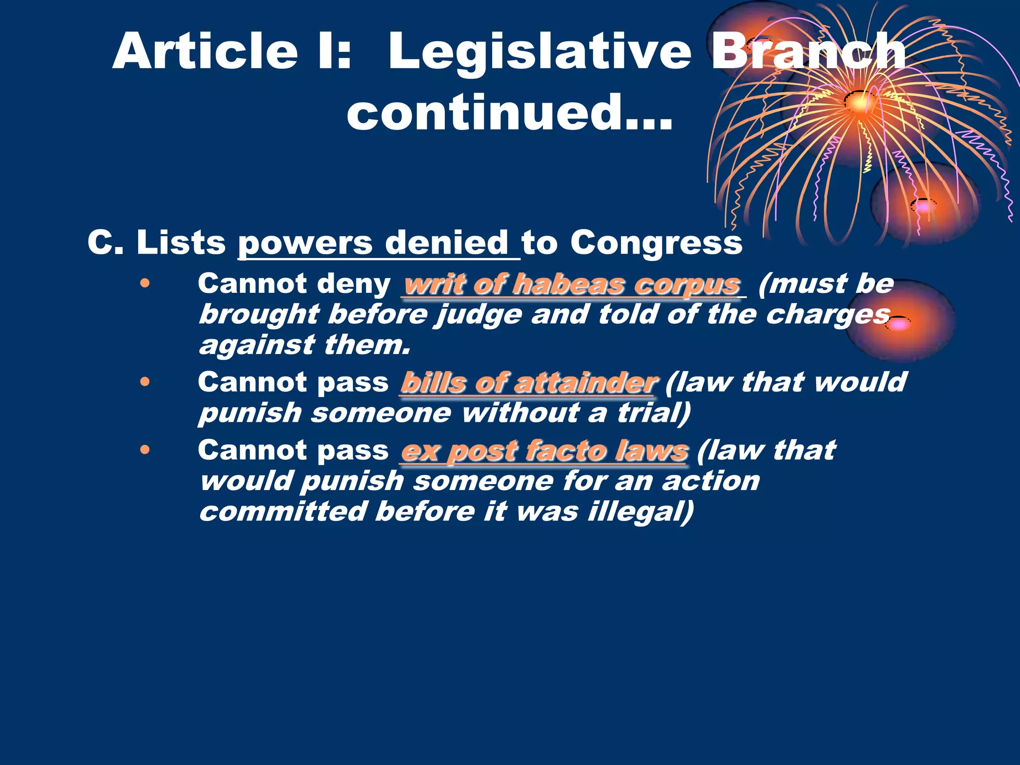 The structure of the constitution 11 | PPTX