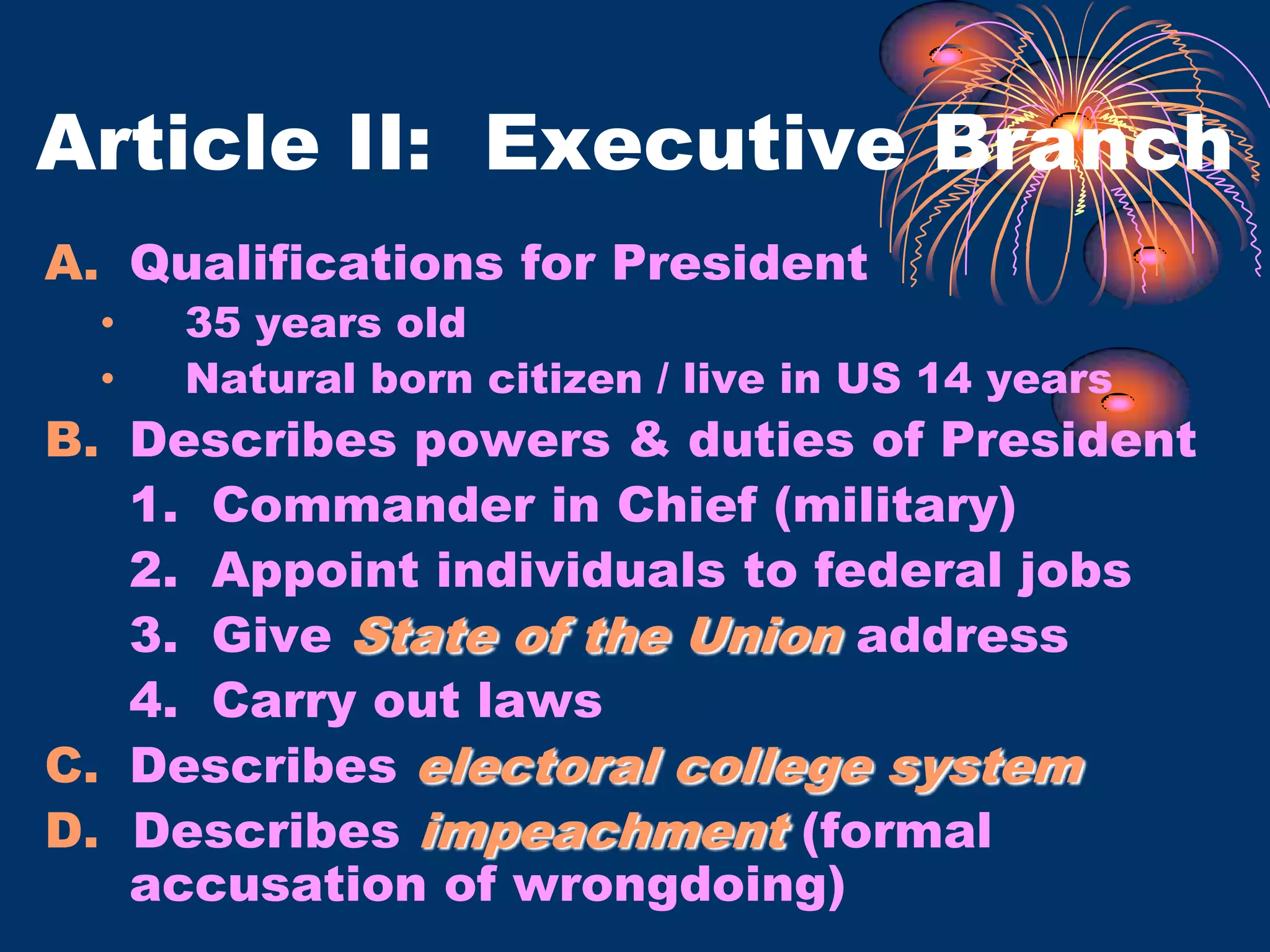The structure of the constitution 11 | PPTX