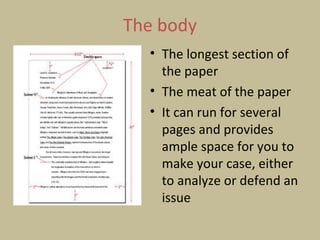 The structure of the research paper | PPT