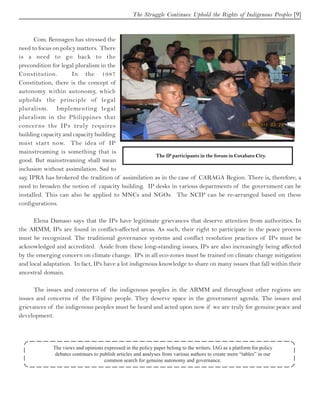 The struggle continues uphold thr rights of indigenous peoples | PDF