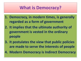 The struggle for parliamentary democracy & civil liberties | PDF