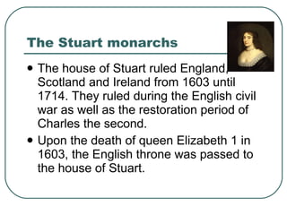 The Stuart Kings And Queens | PPT