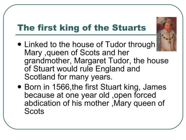 The Stuart Kings And Queens | PPT