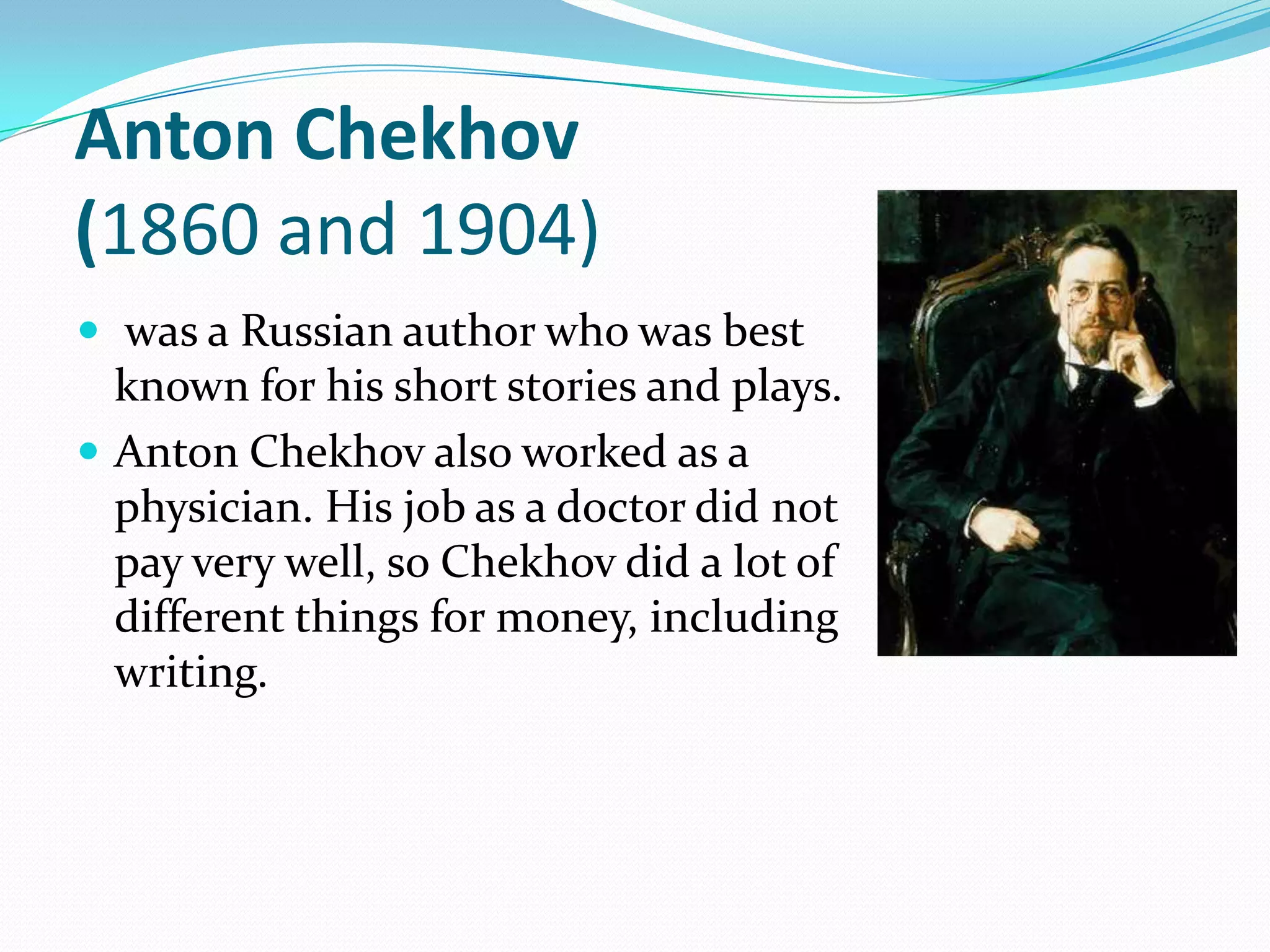 "The student" by Anton Chekhov | PPTX