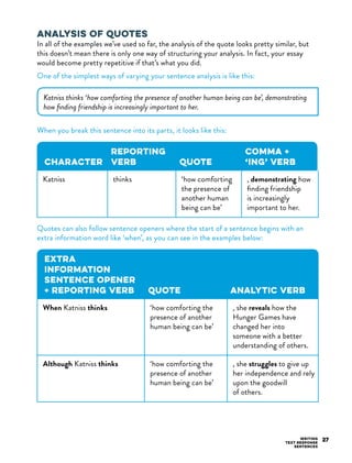The Student Guide To Writing Better Sentences In The English Classroom ...
