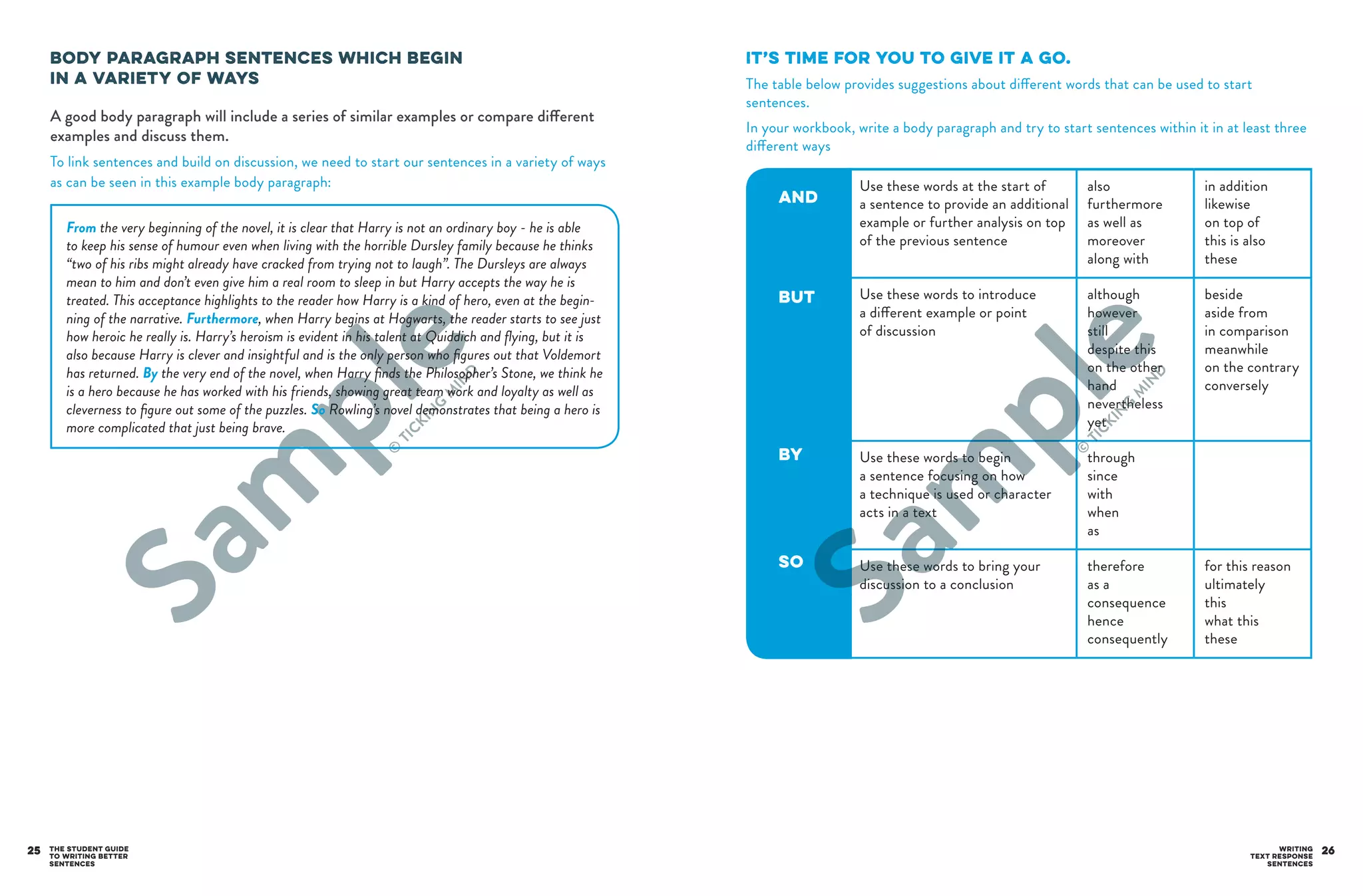 The student guide to writing better sentences in the english classroom ...